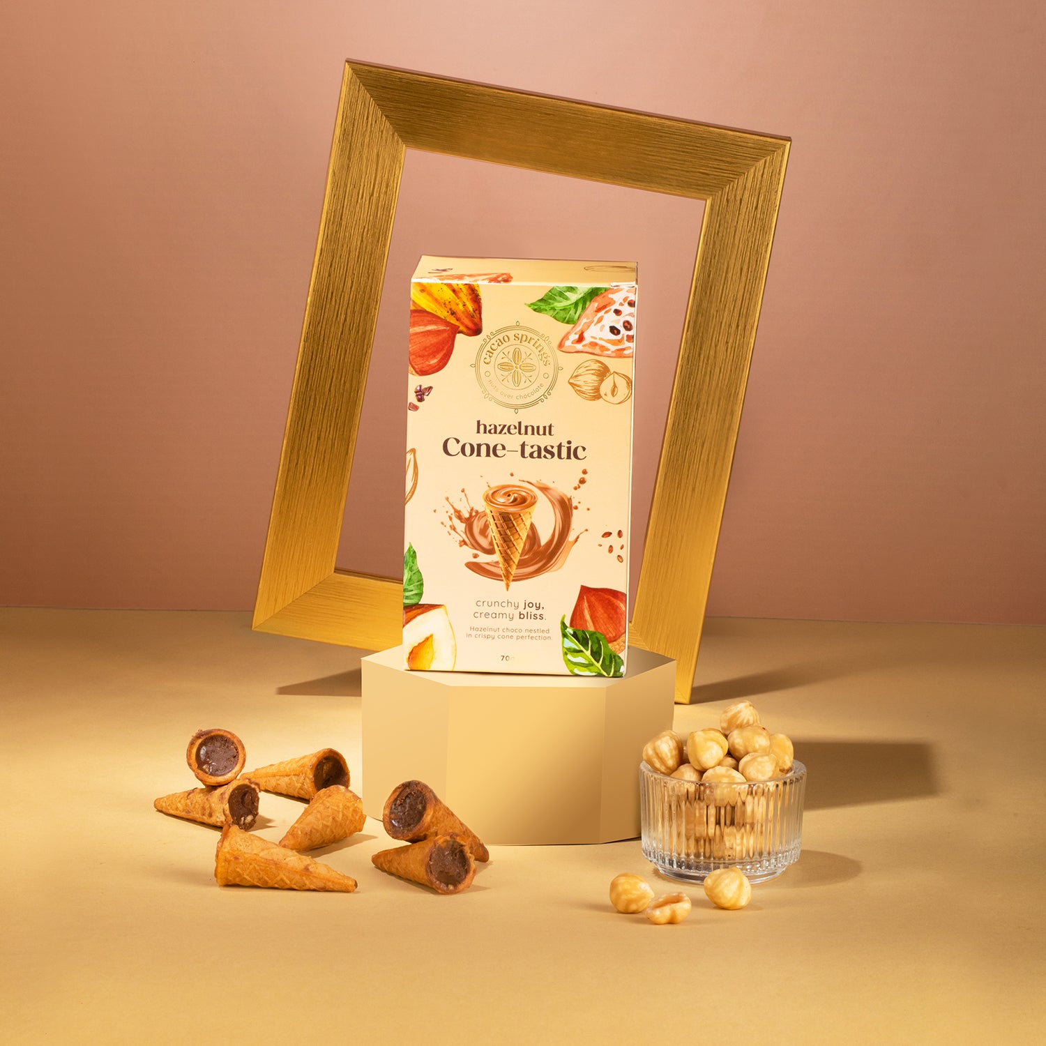 Best Hazelnut Chocolate Cone in India | Shop Rich Hazelnut Flavoured ...